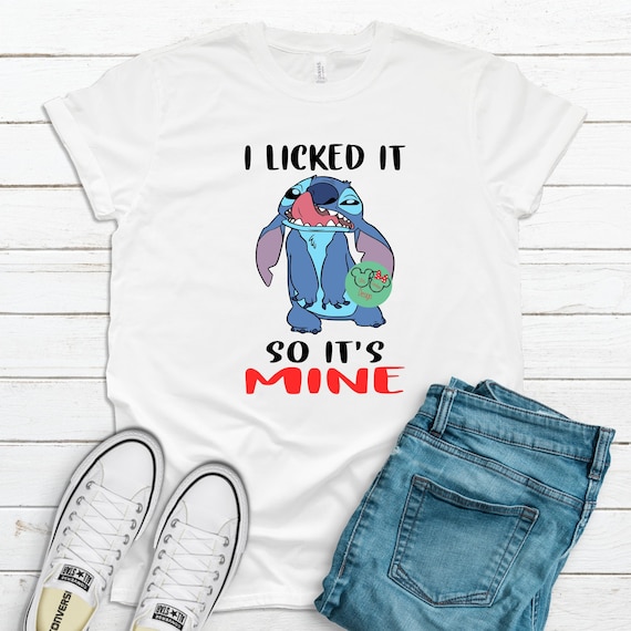 Stitch I Licked It so It's Mine Svg Lilo and - Etsy