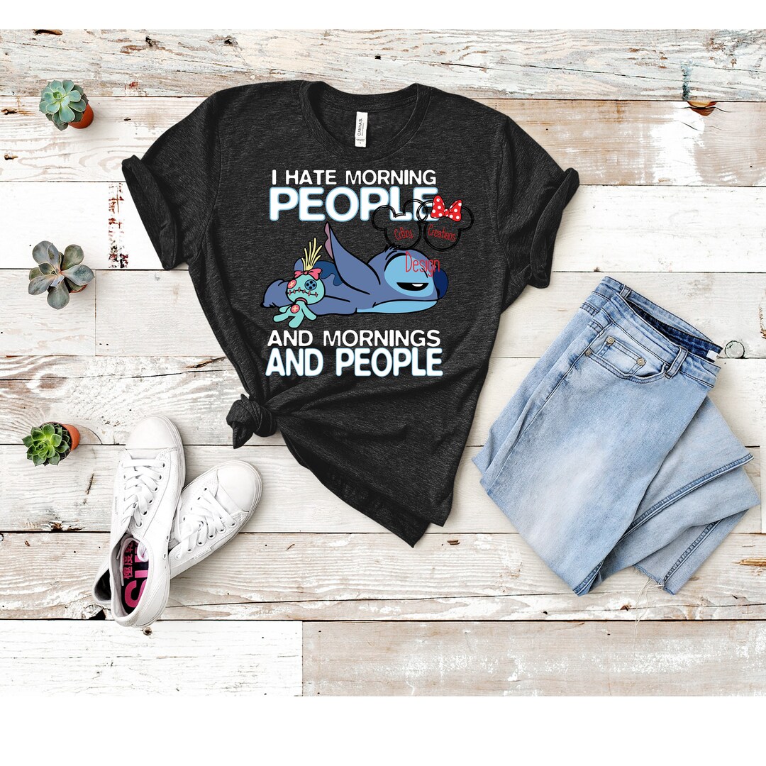 Stitch I Hate Morning People Svg, Lilo and Stitch,stitch Svg, , Studio3 ...