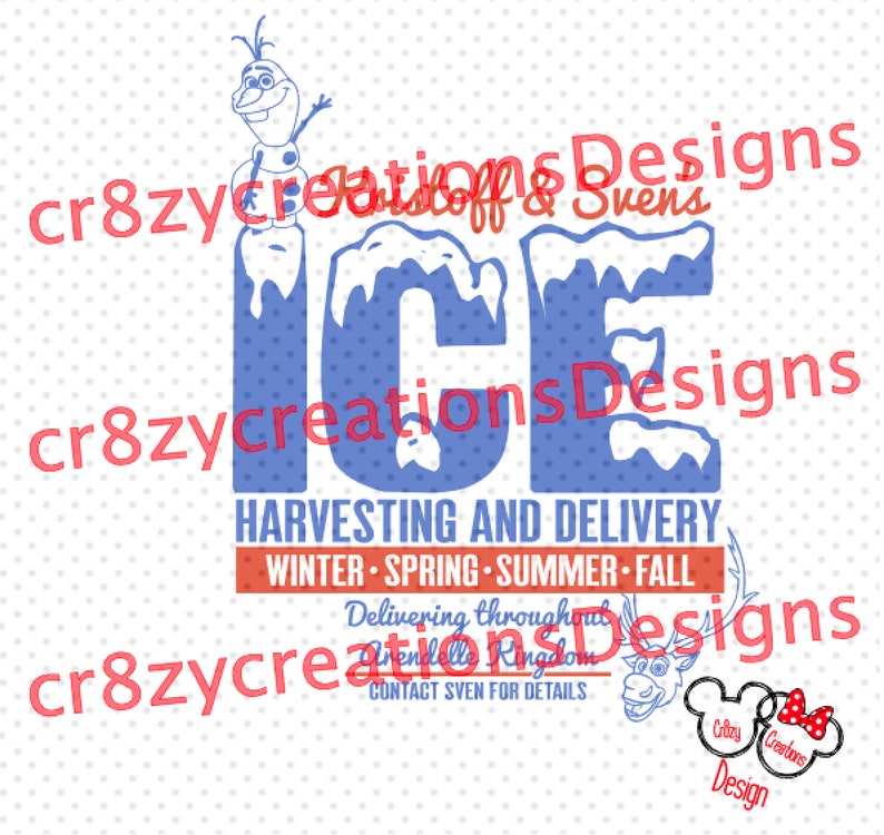 Frozen Kristoff and Sven's Ice Harvesting Svg, Frozen, Frozen Svg ...