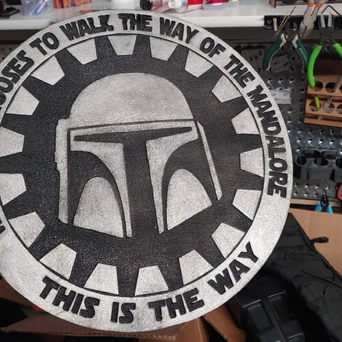 This is the Way Poster the Mandalorian Wall Art Star Wars | Etsy
