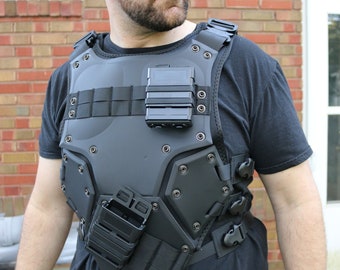 Police Special Forces Tactical Vest, Fort Defender, Body Armor, Repro ...