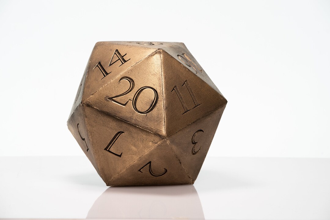 Giant D20 Die 10 Tall Display Prop - Etsy