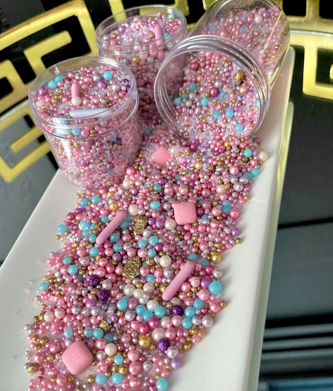 Coral Sprinkle Blend Sprinkles Sprinkle Blend Edible - Etsy