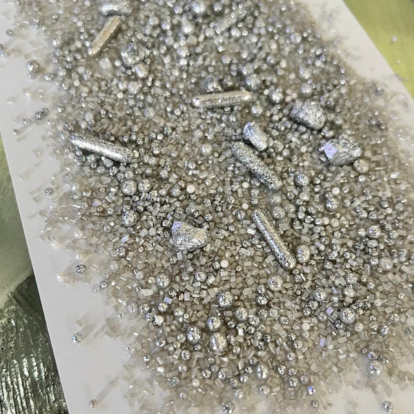 Silver Sprinkles - Etsy