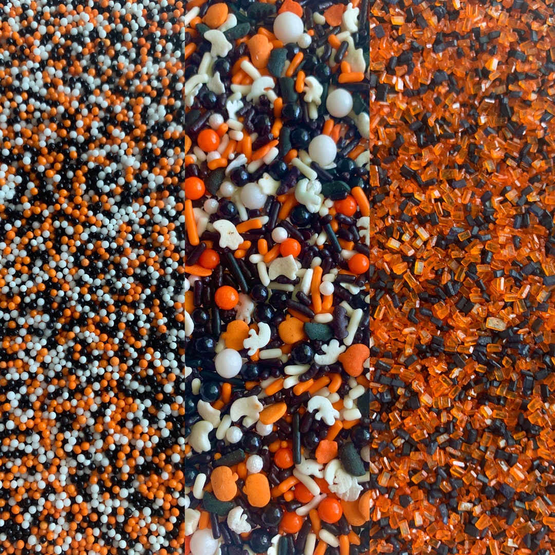 Halloween Sprinkles Bundle Sprinkles Edible Sprinkles - Etsy
