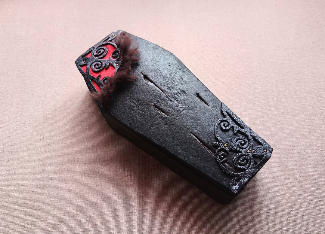 Little Coffin, Little Coffin Box, Coffin Box, Eva Foam Coffin, Black ...