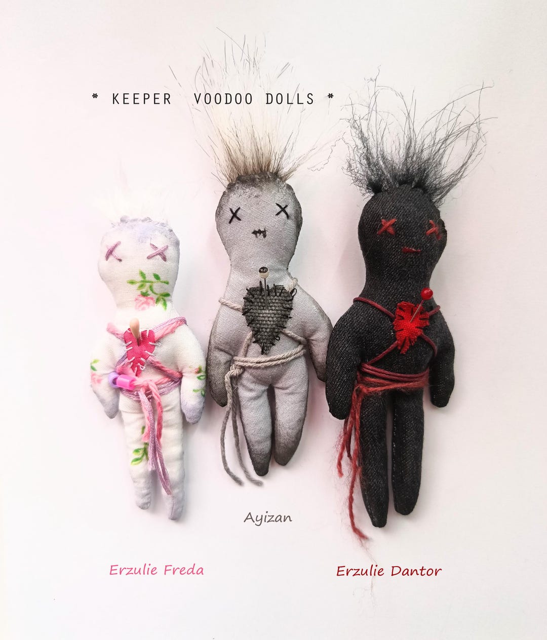 Voodoo Dolls Set, Voodoo Dolls, Keeper Voodoo Set, Positive Voodoo ...