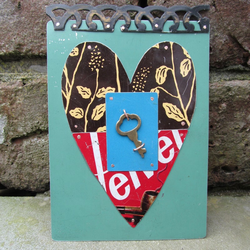 Tin Heart - Etsy