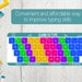 NEON PARTY Touch Typing Stickers for Kids - Learn to Type With Fun and ...