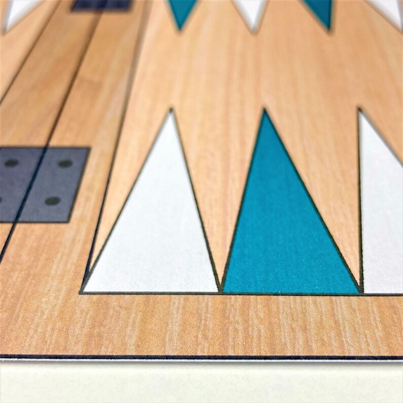 Instant Download Backgammon Board Game Printable PDF - Etsy
