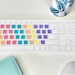Pastel Rainbow Touch Typing Stickers for Kids - Learn to Type With Fun ...