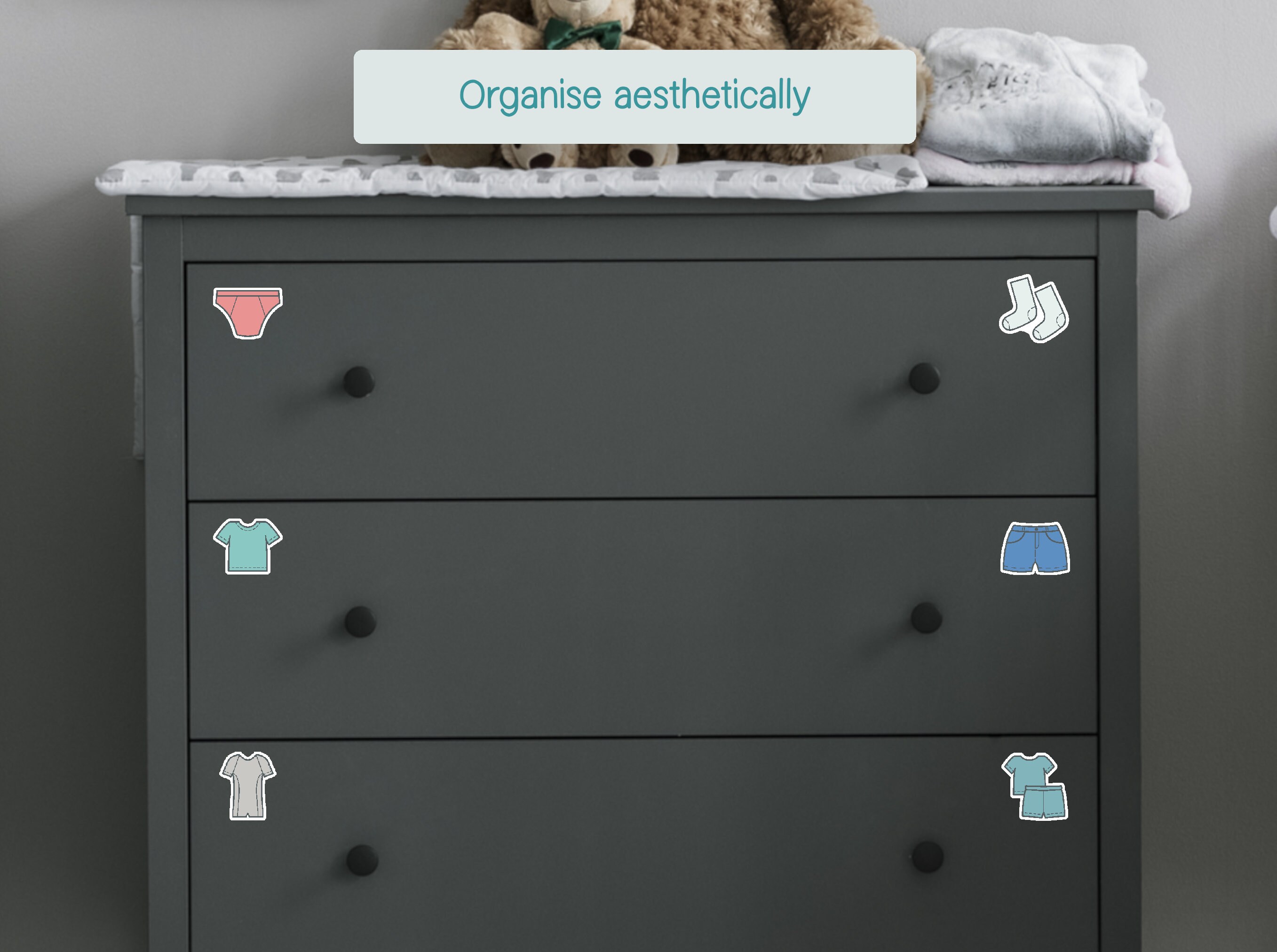 Summer Boy Design | Kids Organisational Dresser Wardrobe Drawer ...