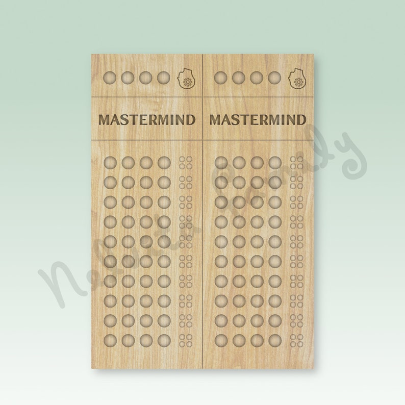 Instant Download Mastermind Board Game Printable PDF - Etsy