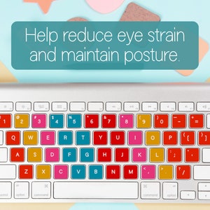 CANDYLAND Touch Typing Stickers for Kids - Learn to Type With Fun and ...