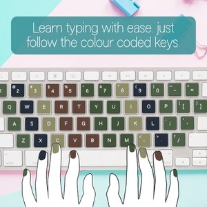 JUNGLE SAFARI Touch Typing Stickers for Kids - Learn to Type With Fun ...