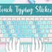 ROYAL BLUE Touch Typing Stickers for Kids Learn to Type With Fun and ...