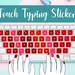 RED HOT Touch Typing Stickers for Kids - Learn to Type With Fun and ...