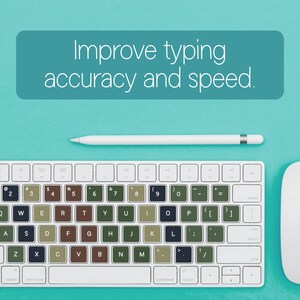 JUNGLE SAFARI Touch Typing Stickers for Kids - Learn to Type With Fun ...