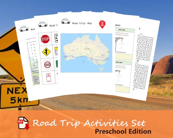 COMPLETE Road Trip / Travel Activity Set for Kids Downloadable | Etsy