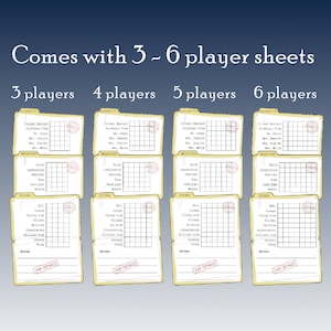 Instant Download Clue Cluedo Board Game Colourful Case File Detective ...