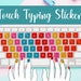 NEON PARTY Touch Typing Stickers for Kids - Learn to Type With Fun and ...