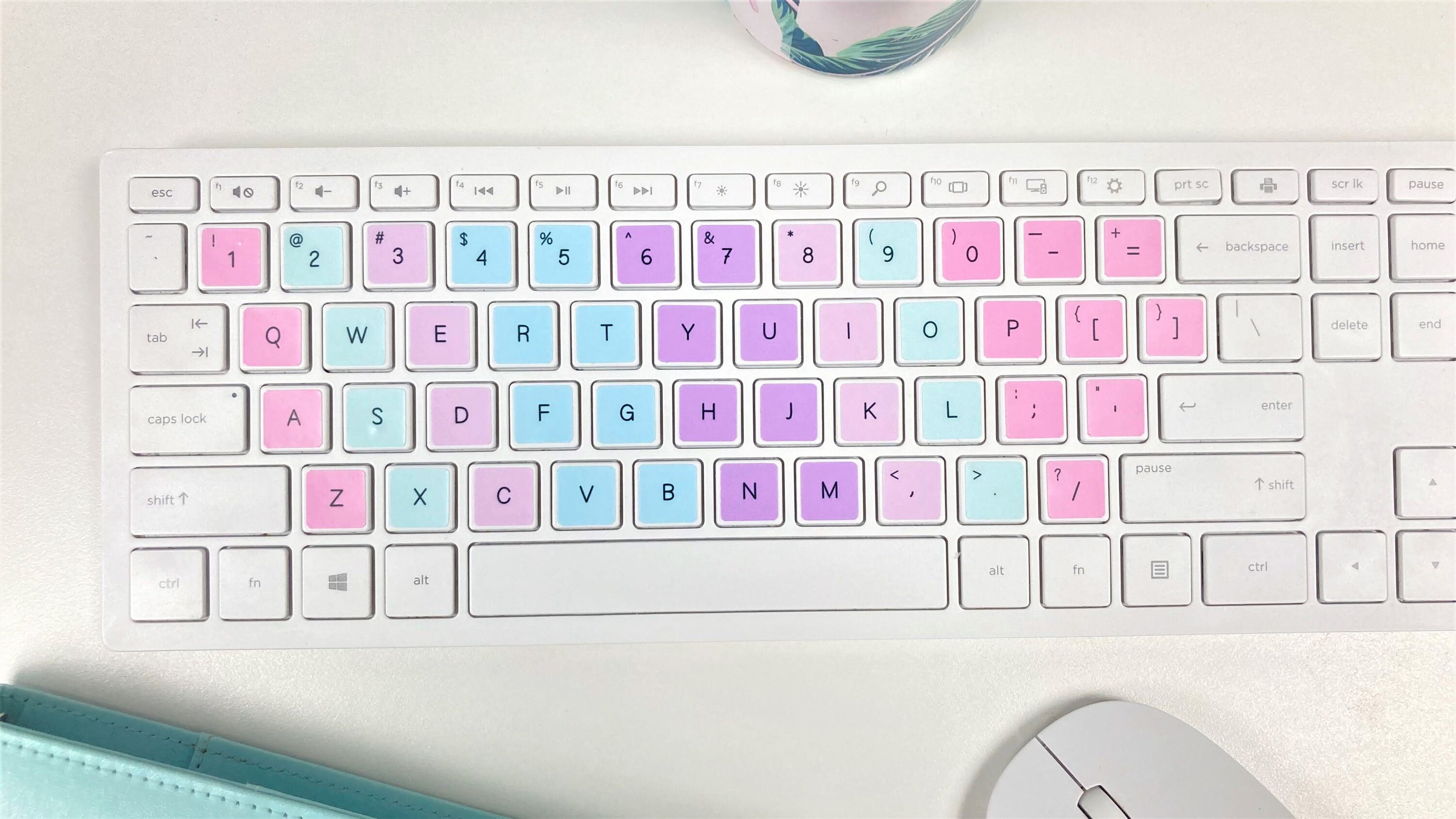 Unicorn Fairy Touch Typing Stickers for Kids Learn to Type With Fun and ...