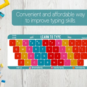 CANDYLAND Touch Typing Stickers for Kids - Learn to Type With Fun and ...