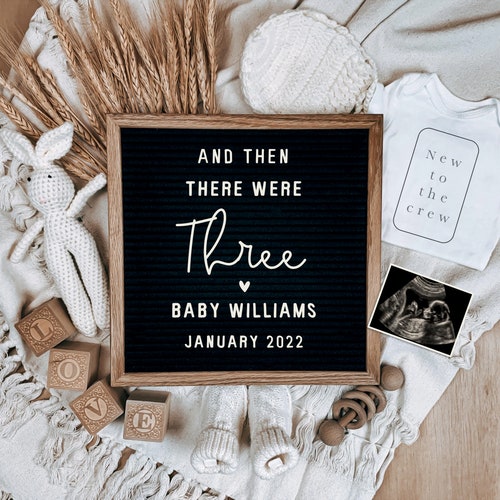 Digital Pregnancy Announcement Social Media Gender Neutral Etsy