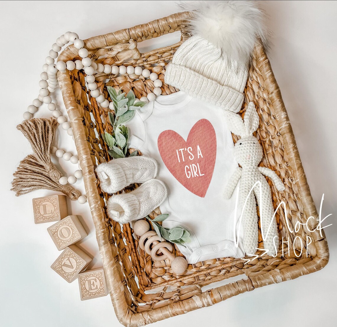 Instant Download / It's a Girl Pregnancy Announcement / - Etsy