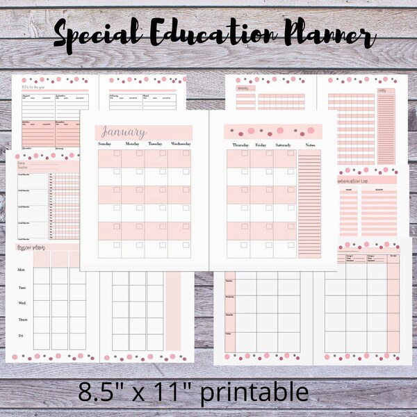 Teacher Planner - Etsy