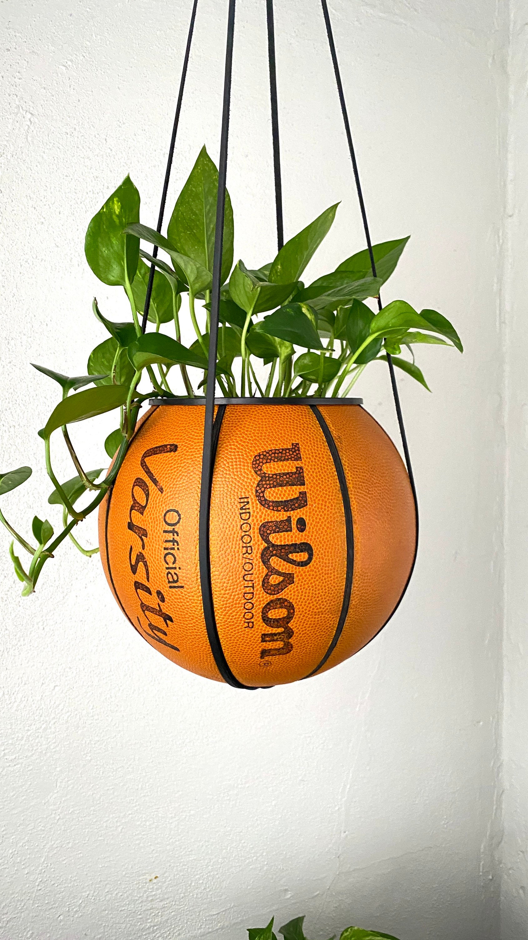 Vintage Wilson Varsity Basketball Planter