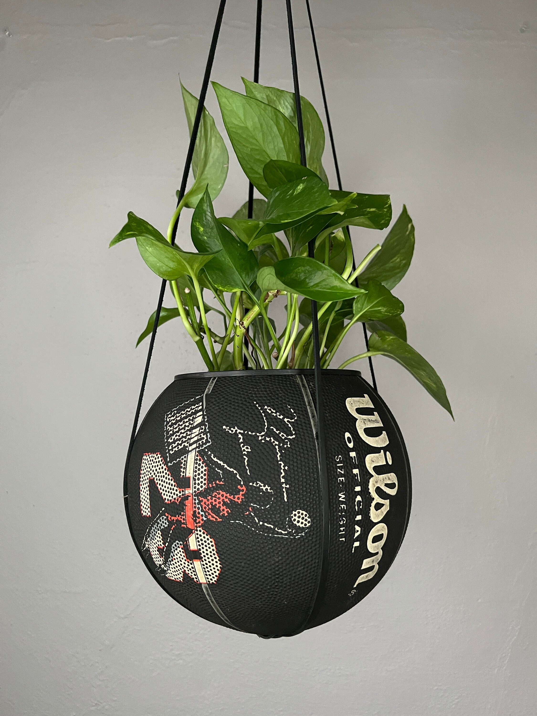 Michael Jordan Wilson Basketball Planter by Plantsketball