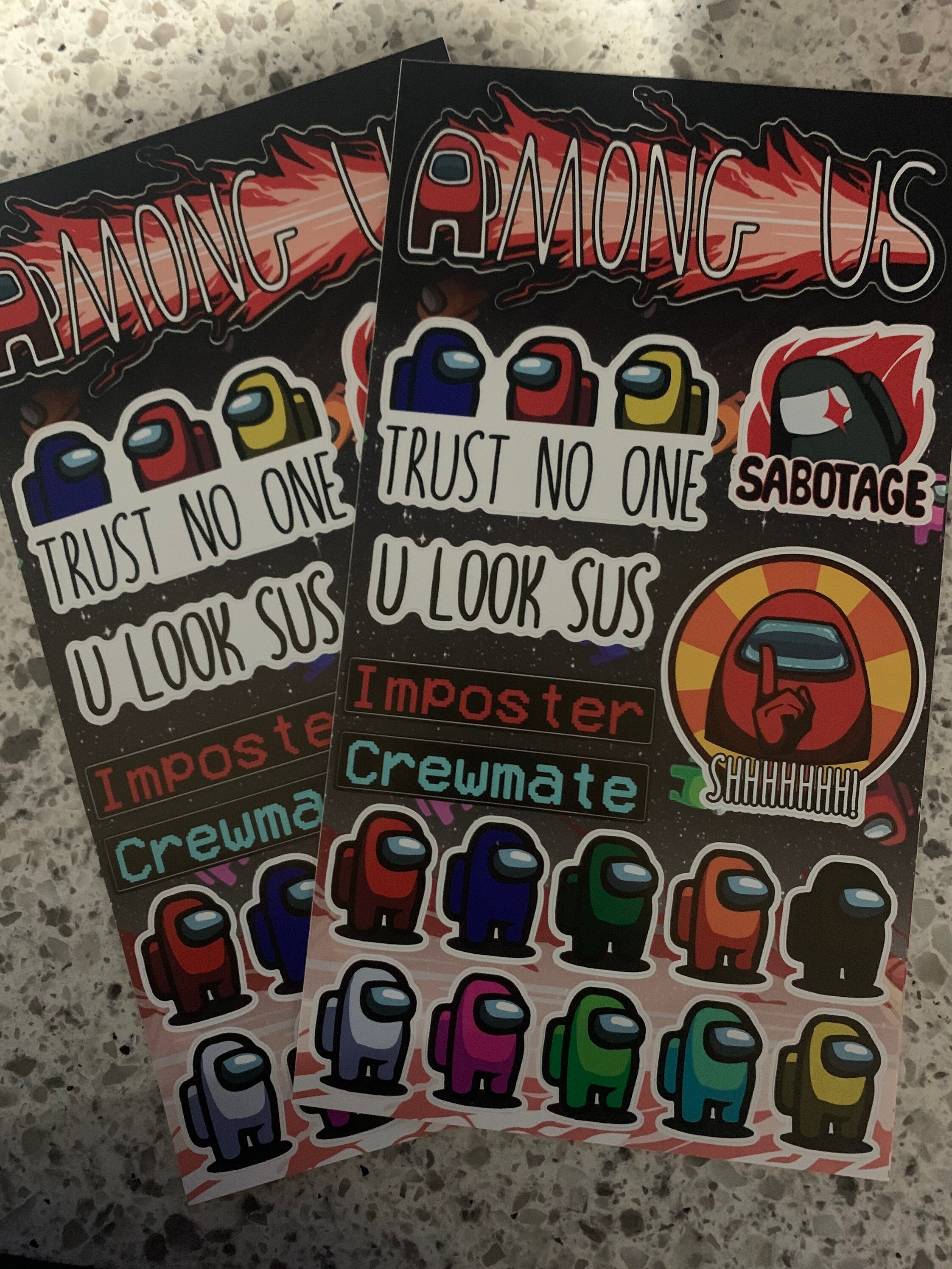 Among Us Sticker Packs - Etsy