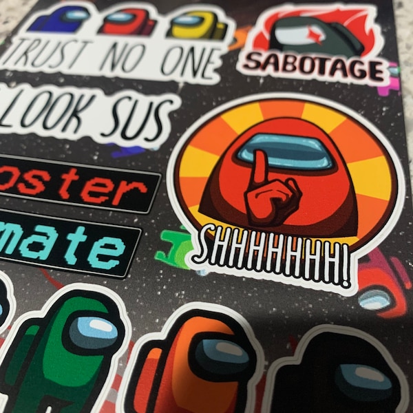 Among Us Sticker - Etsy