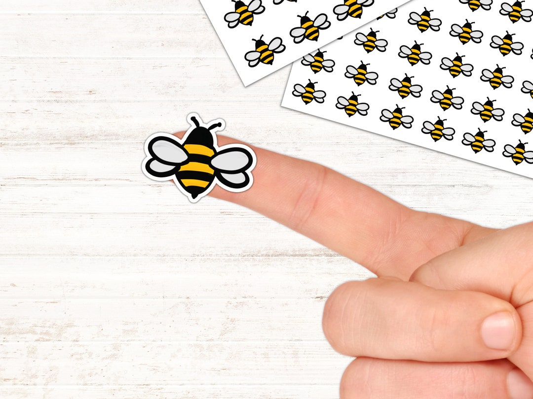 Bee Stickers, Bee Decal,bee Tiny Stickers, Cute Bee Stickers, Bee ...