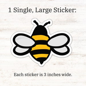 Bee Stickers, Bee Decal,bee Tiny Stickers, Cute Bee Stickers, Bee ...