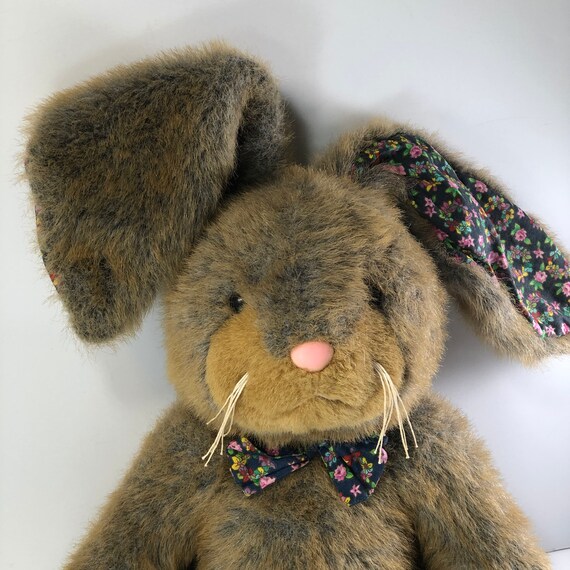 Vintage Brown Rabbit Ears Classic Nentendo Floppy Bunny Headband By