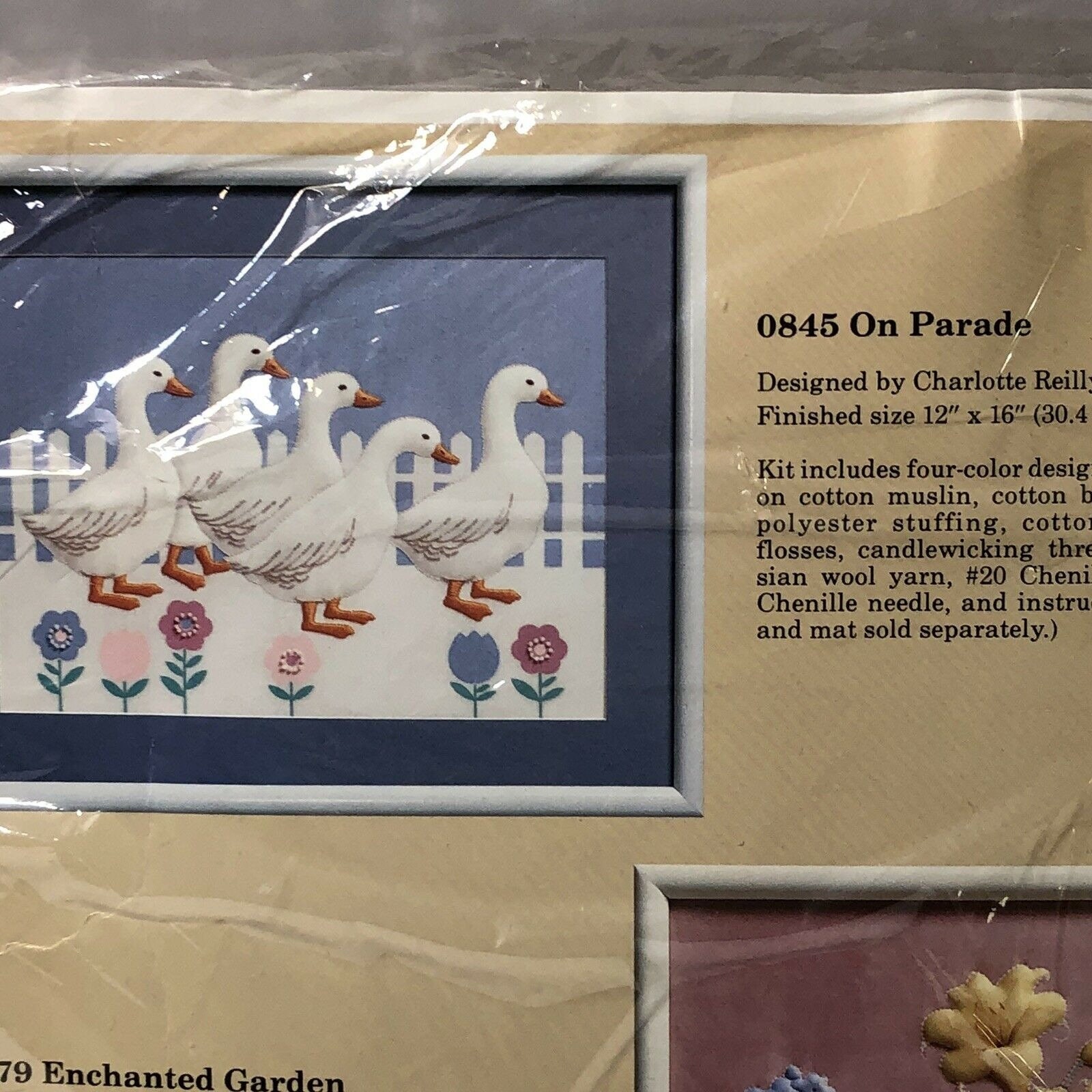 The Creative Circle Cross Stitch Kit 0845 Ducks on Parade Vintage 1988 ...