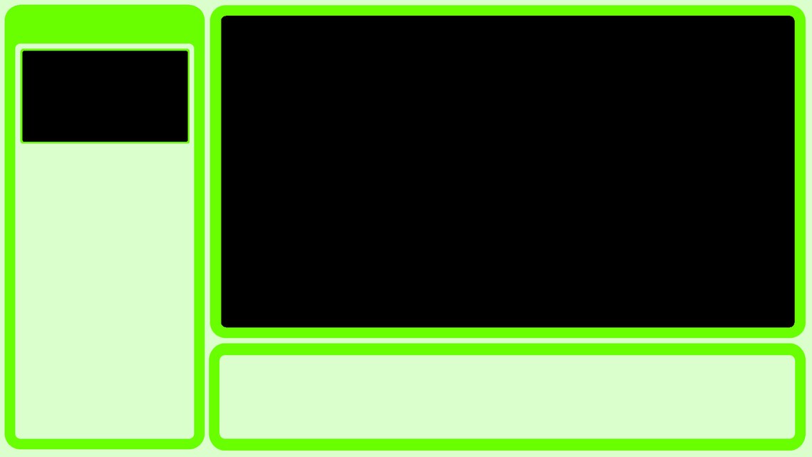 Basic Twitch Overlays Widescreen Gaming Overlay 4:3 Gaming - Etsy UK