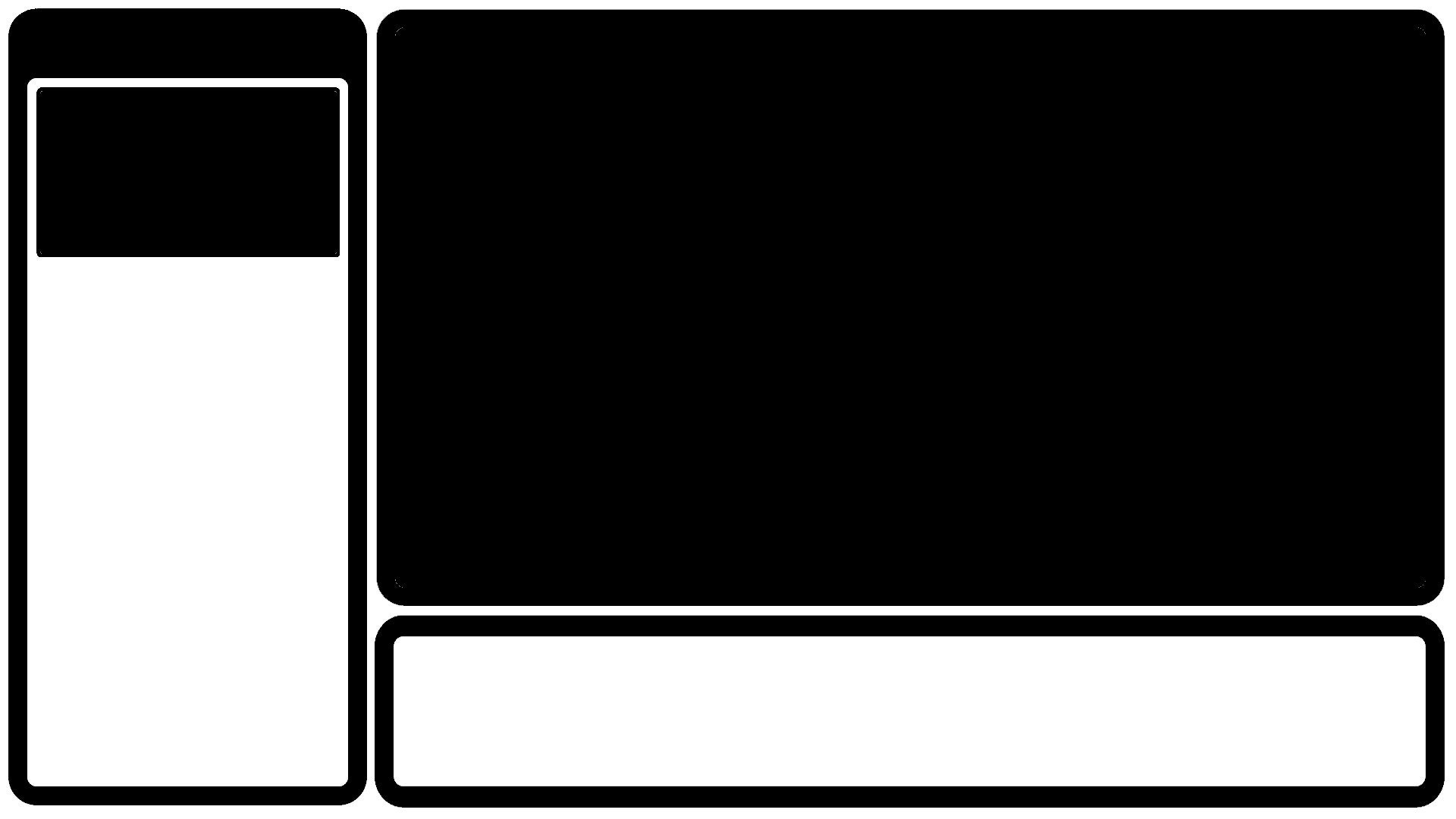 Basic Twitch Overlays Widescreen Gaming Overlay, 4:3 Gaming Overlay ...