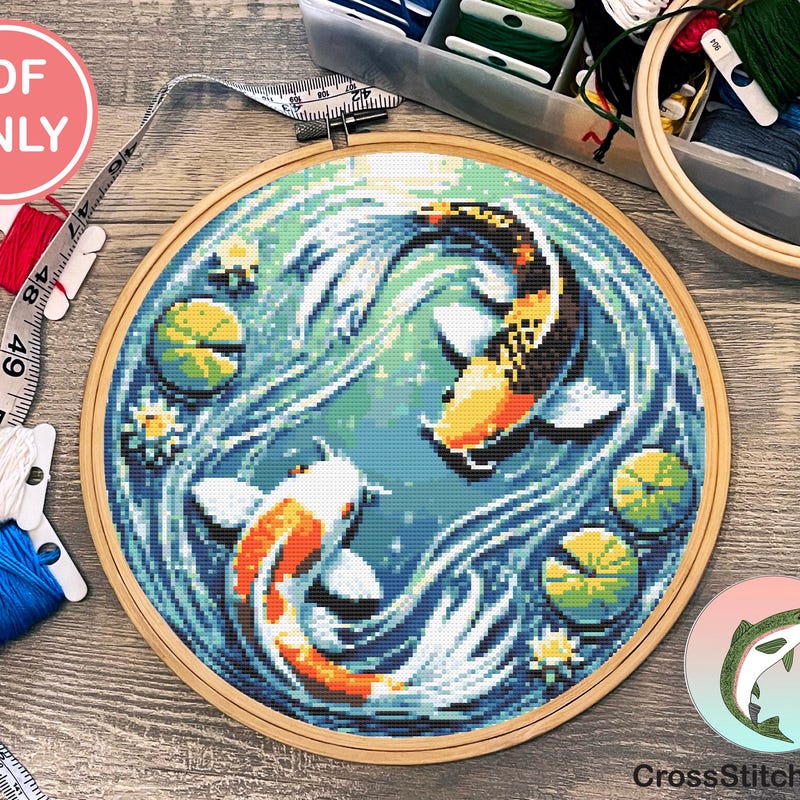 Fish Cross Stitch Pattern - Etsy