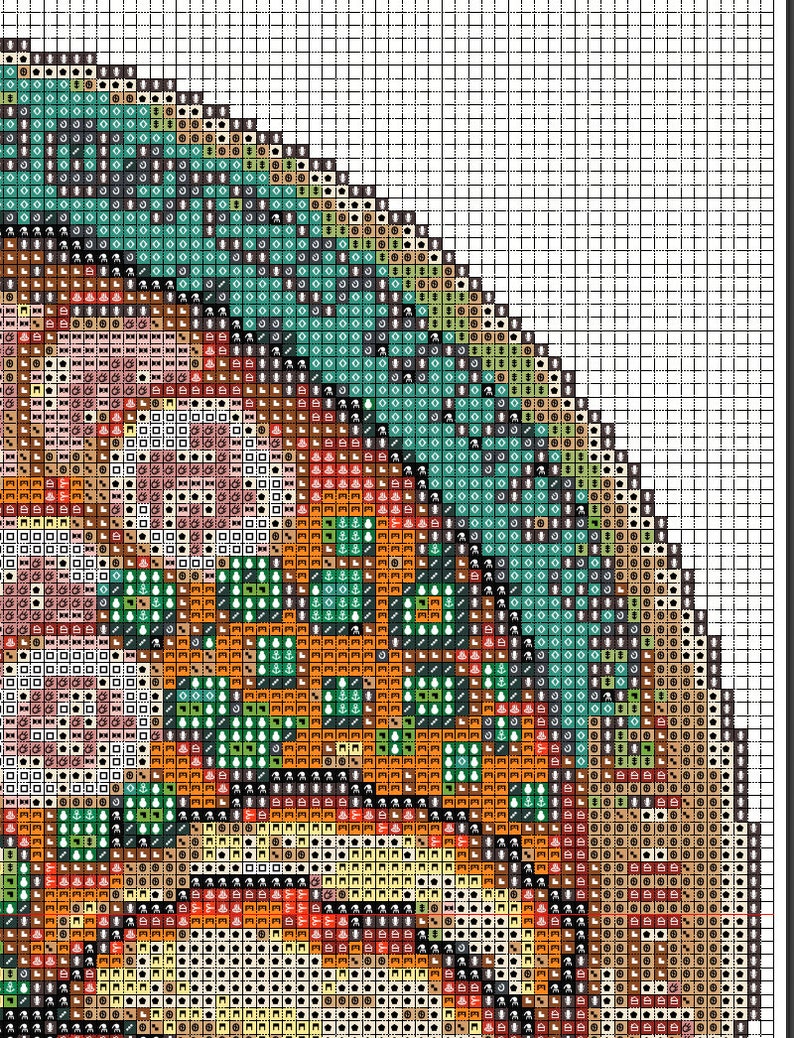 Ramen Japanese Cross Stitch Pattern | Studio Ghibli Style | Food | 21 ...