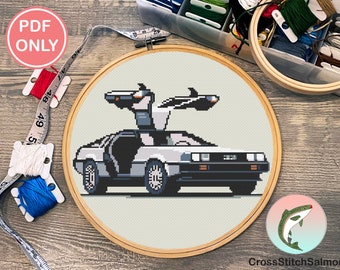 Back to the Future - 80s Movies - PDF Cross Stitch Pattern - Etsy