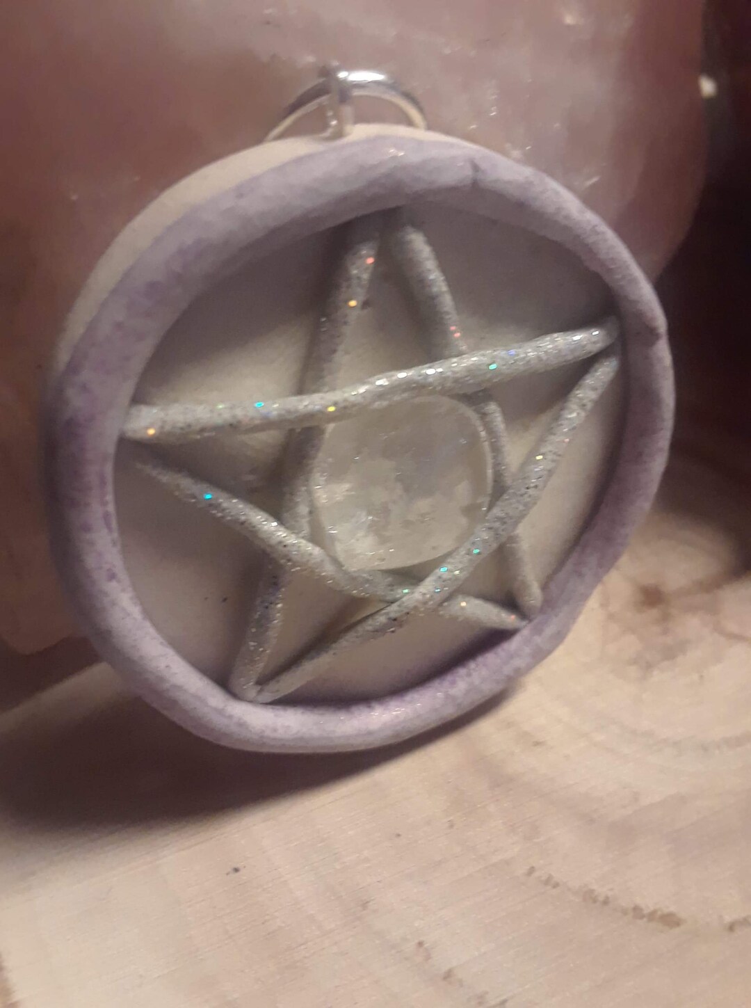 Pentagram Clay Pendent - Etsy
