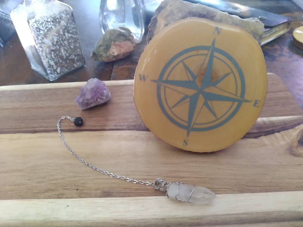 Four Directions Pendulum Board. Includes Pendulum - Etsy