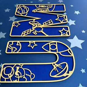 Space Name Sign Space Letters Personalised Name Sign Custom Name Decor ...