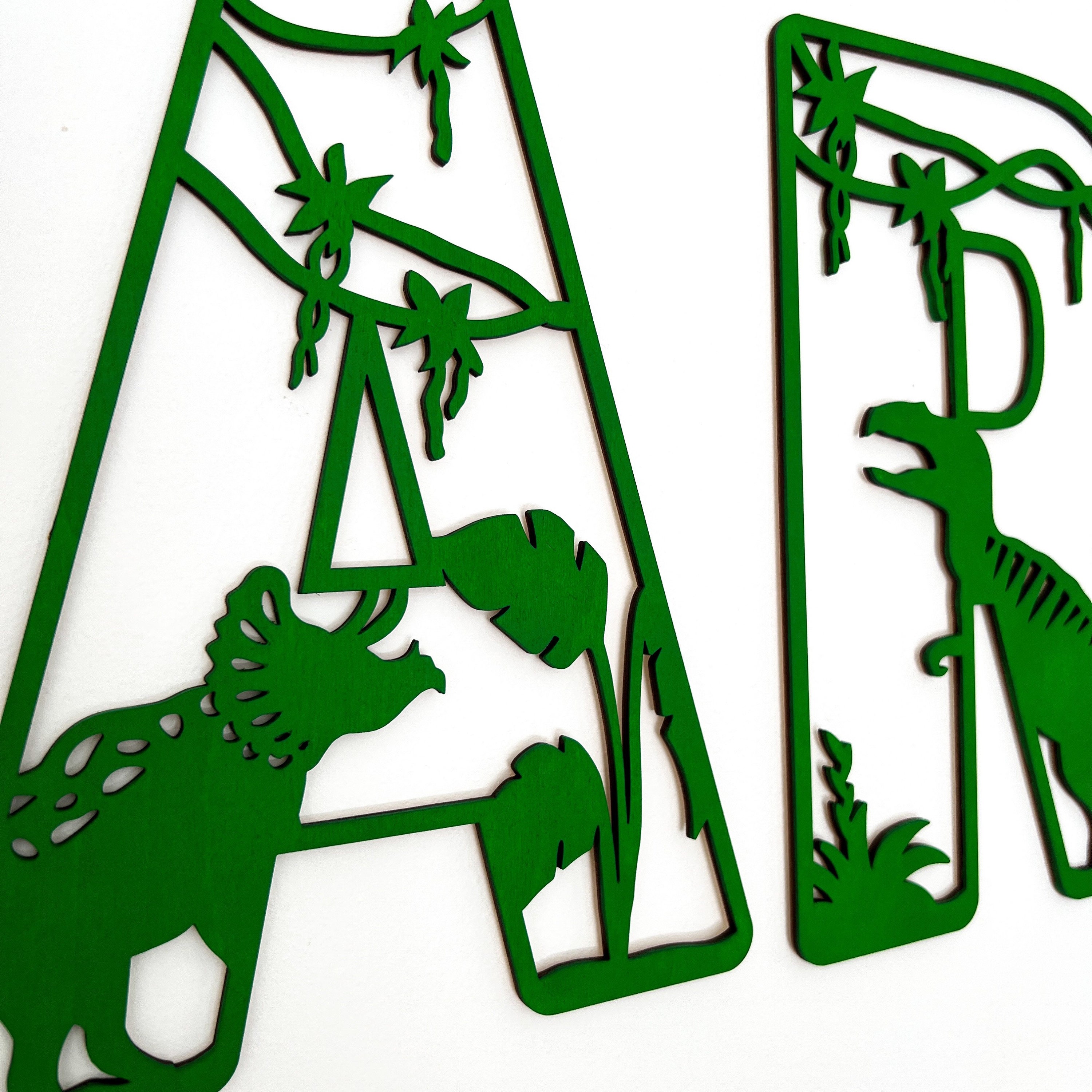 Roar Sign Nursery Decor Name Sign Dinosaur Wall Art - Etsy