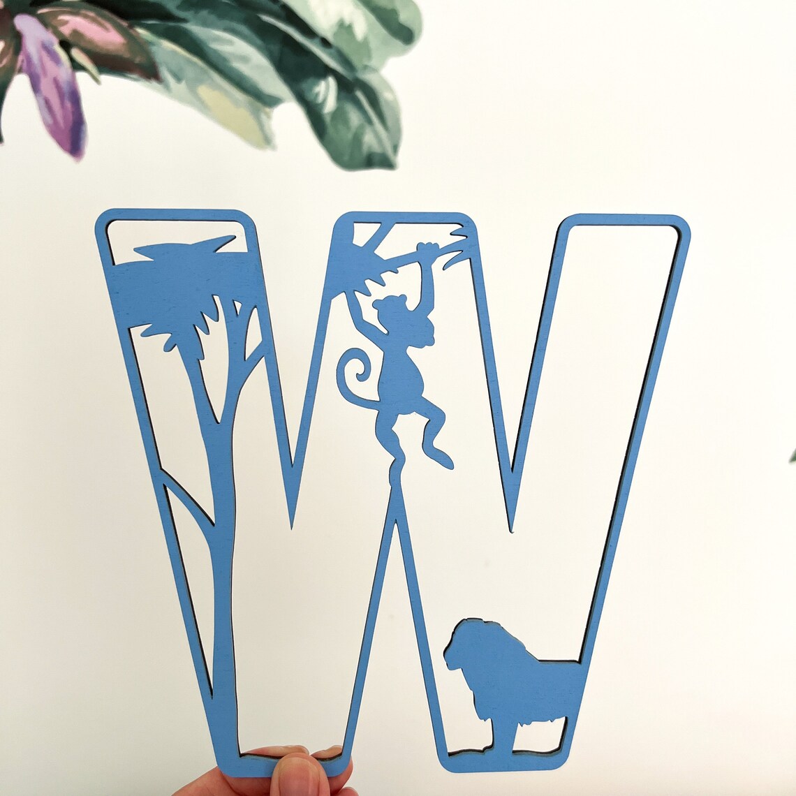 Safari Name Sign Safari Letters Personalised Name Sign - Etsy