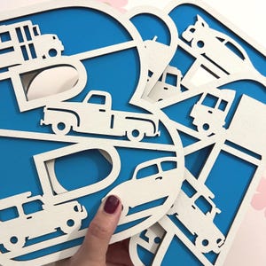 Wooden Car Name Sign - Personalised Name Plaque - Custom Name Decor ...