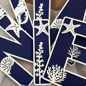 Under the Sea Name Sign Seashell Letters Personalised Name Sign Custom ...